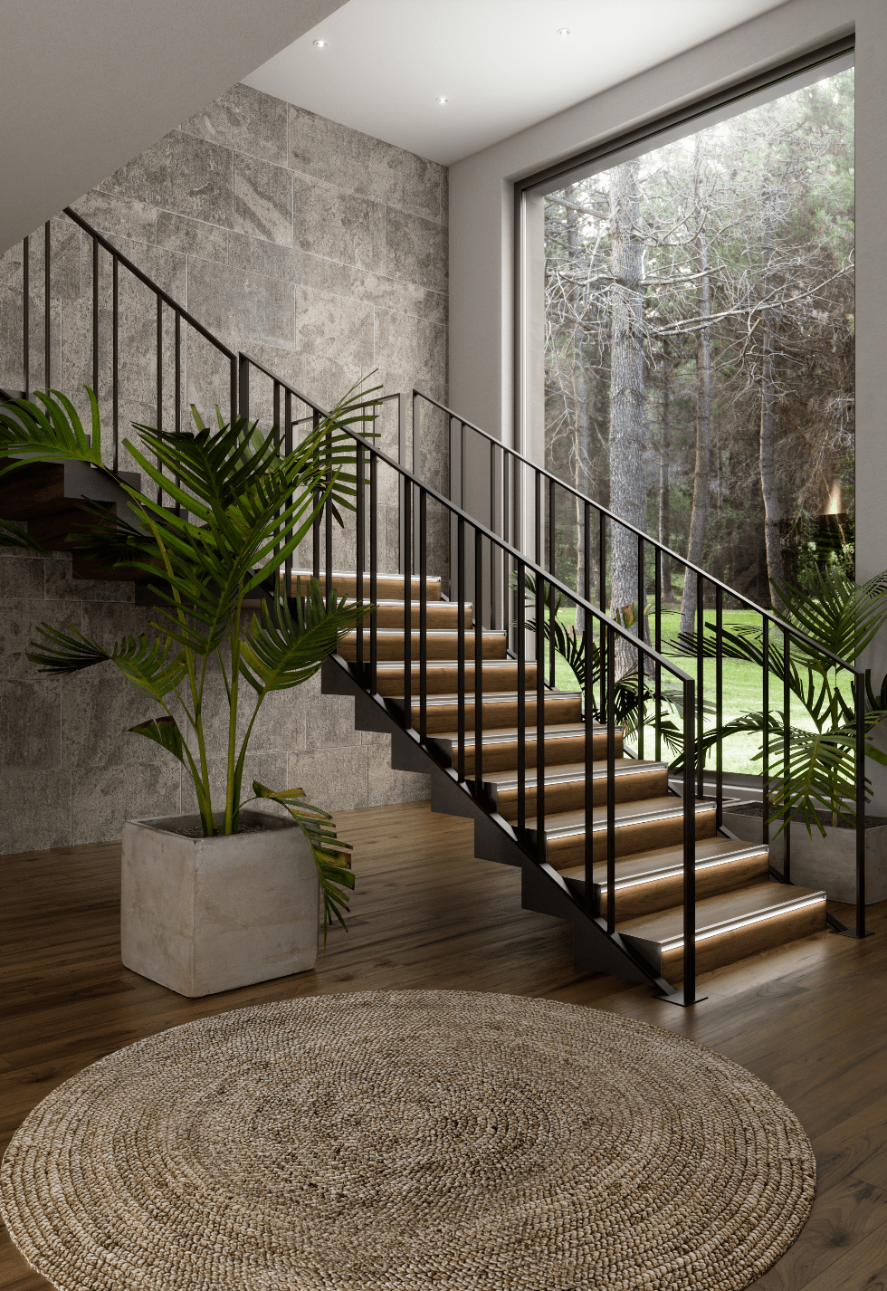 Propuestas sencillas para iluminar las escaleras de casa